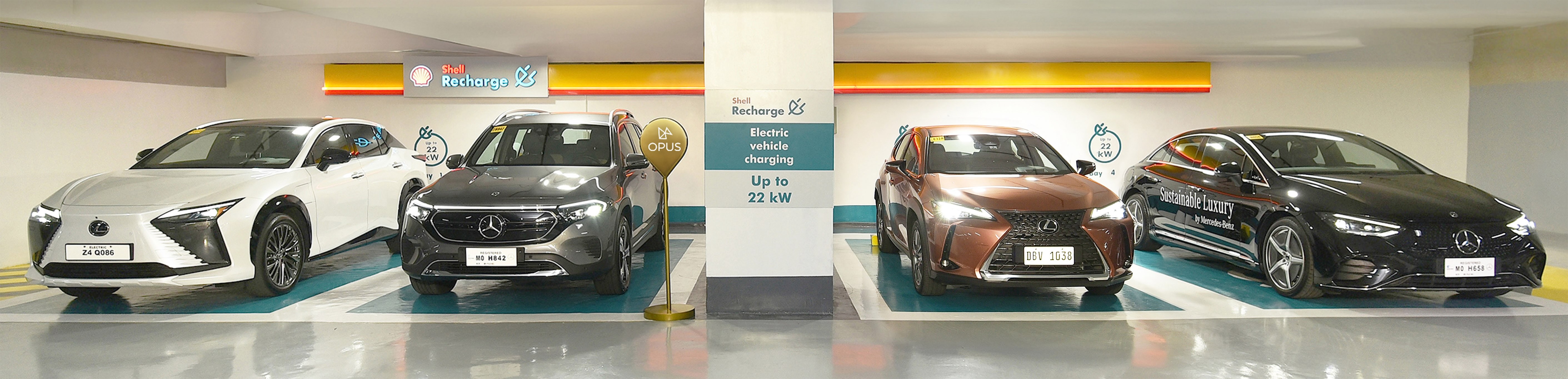 Opus Mall Welcomes Shell Recharge EV Charging Station | Robinsons Land Corporation